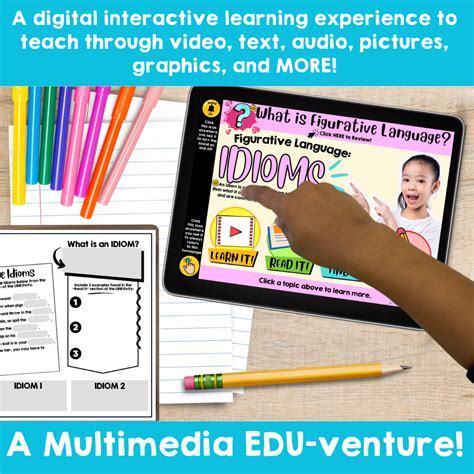 Figurative Language Similes LINKtivity Digital Activity THE CLASSROOM NOOK