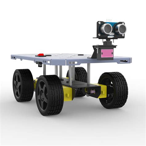 Am Robotics Rover 4wd Bo Series 4 Metal Chassis Diy Arduino Project Robo Kit Matt Black And Gray