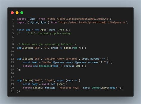 Github Amatsagupromethium Tiny Web Framework With Routing Ability For Deno