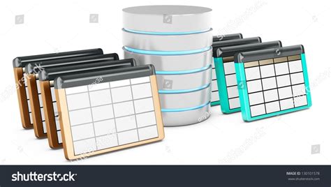 Database Table Clipart No Background