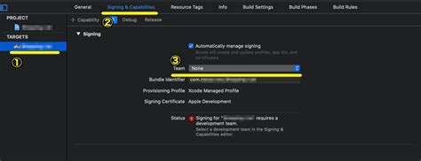 【xcode】実機テストで”signing For “アプリ名” Requires A Development Team”のエラーが出た場合