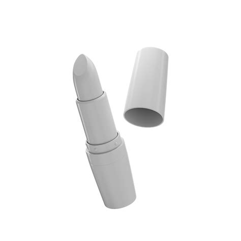 Empty Lipstick Close Up 3d Illustration 27992639 Png