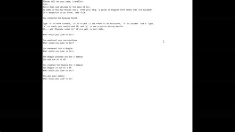 Python Text Based Rpg Project Youtube