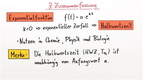 Zerfall Und Halbwertszeit Online Lernen