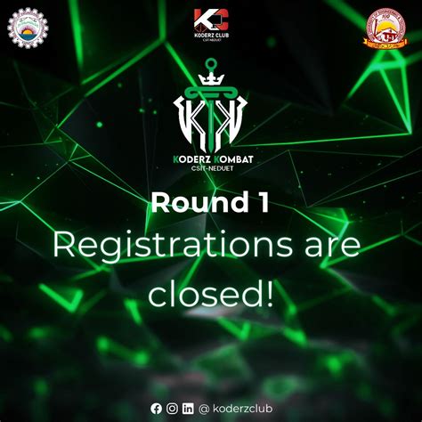 Koderz Club On Linkedin Registration Are Now Closed For Koderz Kombat