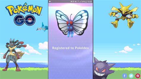 Pokemon Go Gameplay Butterfree Evolution Youtube