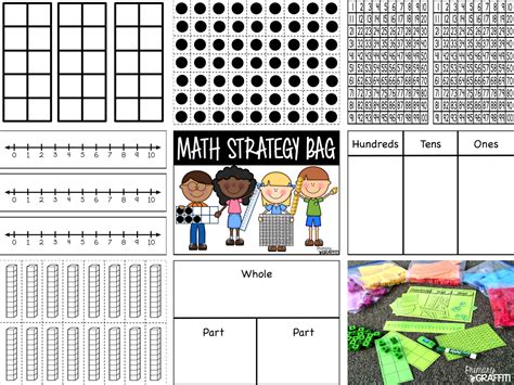 Primary Graffiti Math Strategy Bag Freebie