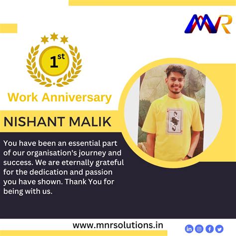 mnr solutions pvt ltd on linkedin congratulate workanniversaries happymoments