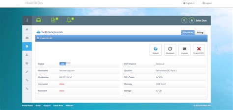 Hetzner Cloud HostBill Billing Automation Software For WebHosts