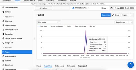What Is The Gtm Msr Page Reports And Working With Data Piwik PRO