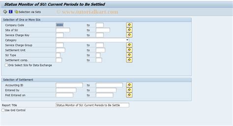 Rescsestatus Sap Tcode Current Settlement Periods Per Su
