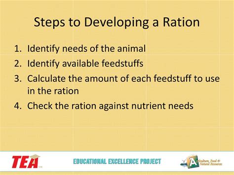 Balancing Feed Rations Ppt Download