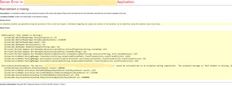 biztalk wcf metadata only mex endpoint error root element is missing