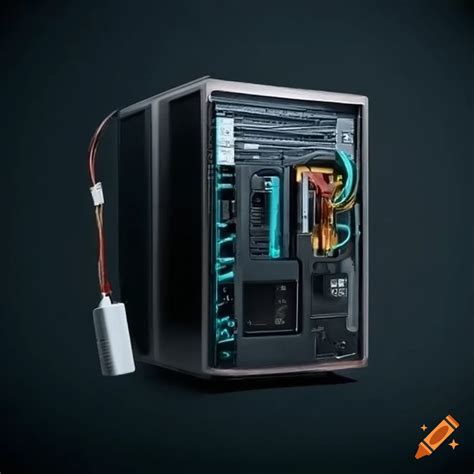 Broken Computer With Cable On Craiyon