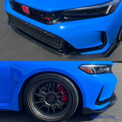 2023 2025 Honda Civic Type R Fl5 Carbon Fiber Front Lip Aerolution