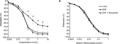 Cumulative Concentration Response Curves To Acetylcholine A And