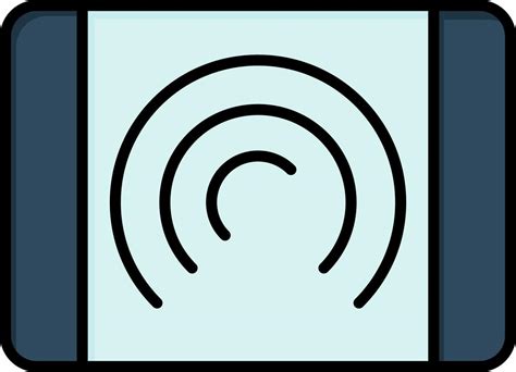 interaction user touch interface flat color icon vector icon banner