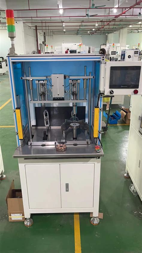 Vacuz Two Stations Bldc Brushless Drone Motor Stator Coil Flying Fork Winding Machine Delivery