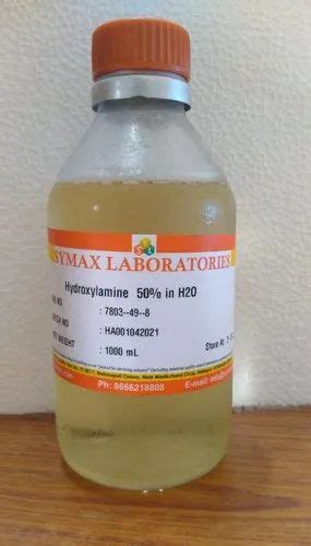 Hydroxylamine 50 Aqueous Sol Casno 7803 49 8 At ₹ 8000kg Nacharam Hyderabad Id