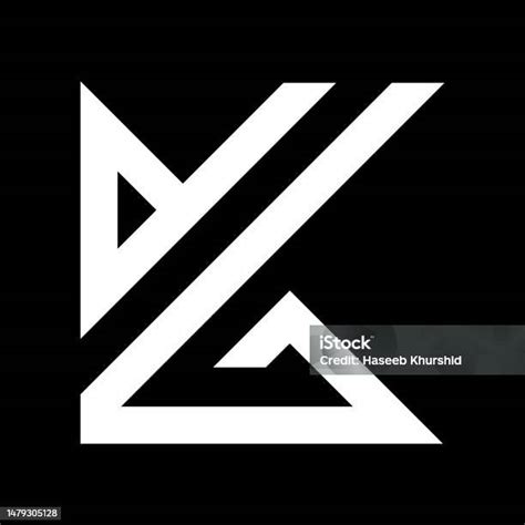 최소한의 Gk 로고 고급 배경에 Kg 편지의 아이콘입니다 Kg 모노그램 이니셜을 기반으로 한 로고 아이디어 전문적인 다양한 문자 기호와 배경에 Gk 로고 0명에 대한 스톡