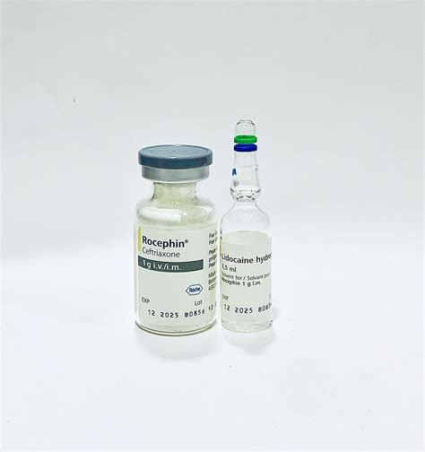 Rocephin Injection Iv 1g Ceftriaxone Medecify