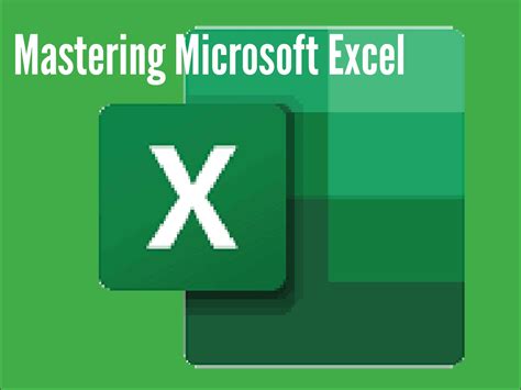 Excel Mastering Excel Certificate Windhamraymond Adult Education