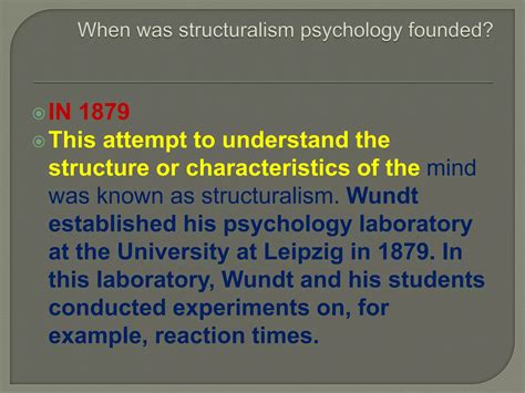 Structuralism School Of Psychology Pptx