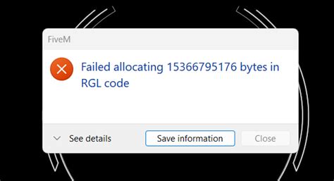 Fivem Showing Error After Game Analyzing Part Fivem Client Support