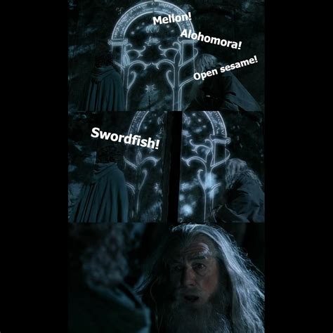 Swordfish The Password Is Always Swordfish Rlotrmemes