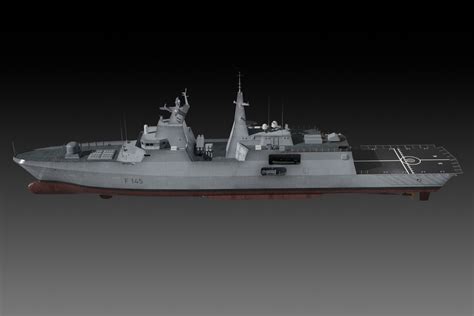 South Africa Valor Class Frigate 3d Model By Ennuishao