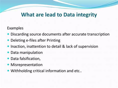 Data Integrity Pptx