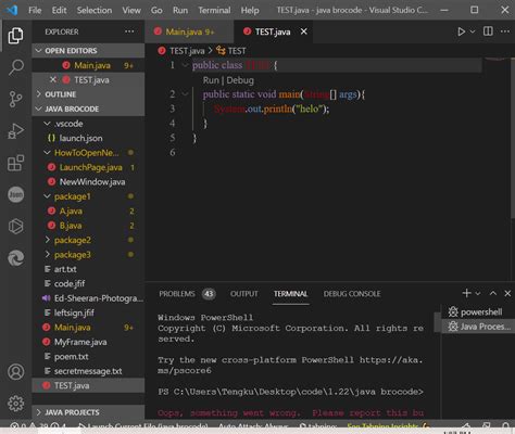 Java Debug Error · Issue 3175 · Powershellpsreadline · Github