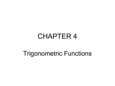 PPT Trigonometric Functions PowerPoint Presentation Free Download ID