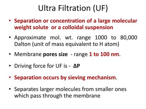 Membrane Separation Process Pptx Chemistry Science