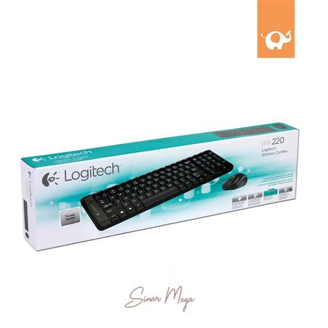 Jual Logitech Wireless Mk220 Mouse Keyboard Shopee Indonesia