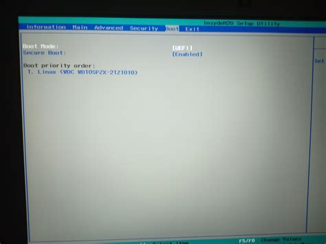 No Boot Option In Bios Except Linux Acer Community