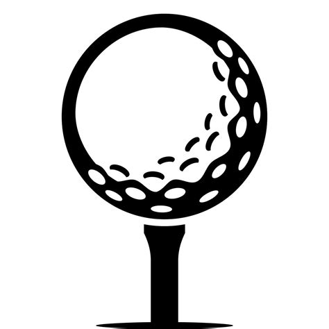 Golf Ball Icon In Material Design Style