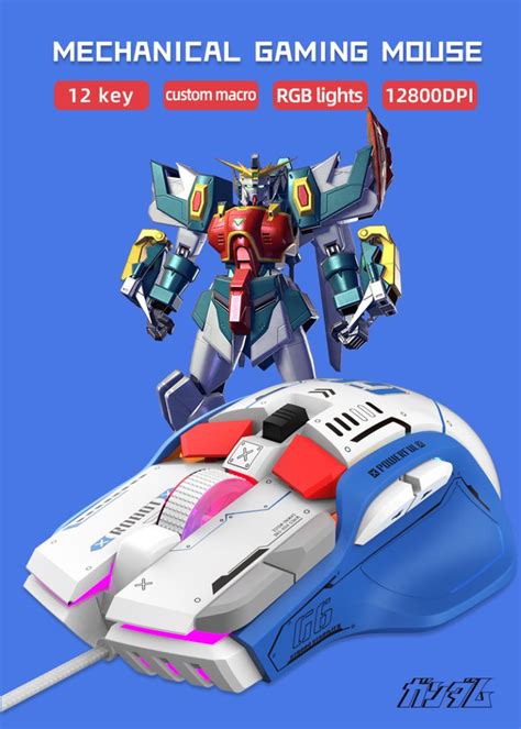 Chuột Gaming ROBOT G LED RGB DPI Có phần mềm Macro BOSSGEAR