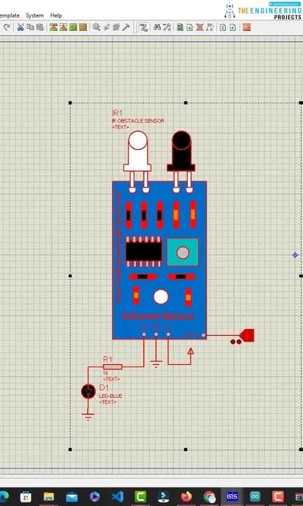 Infrared Sensor Simulation In Proteus Youtube