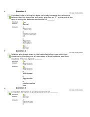 PSYC Chapter Quiz Docx Question Out Of Points A Babe Who Is Failing But