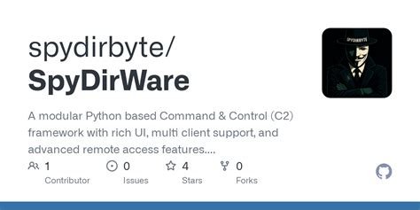 Github Spydirbytespydirware A Modular Python Based Command And Control C2 Framework With