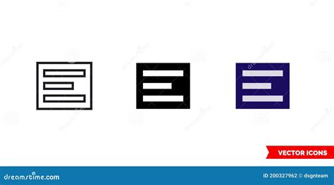 Align Text Left Icon Vector Illustration 223751780