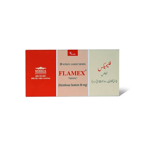 Flamex 50mg Tablet 10 S Uses Benefits Side Effects