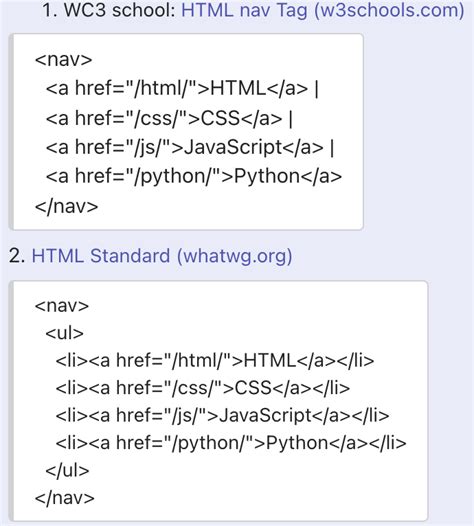 Faq Semantic Html Header And Nav Html Faq Codecademy Forums