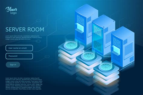 웹 호스팅 및 데이터 센터 아이소메트릭 벡터 일러스트 레이 션 0명에 대한 스톡 벡터 아트 및 기타 이미지 0명 3차원
