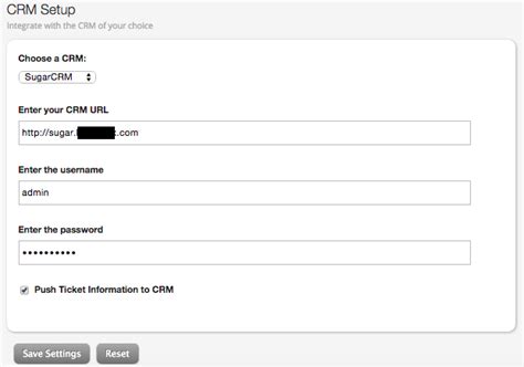 Enable Integration With Sugarcrm Community Edition Happyfox Support