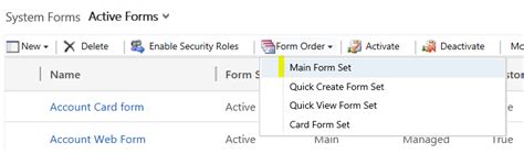 Set Default Form And Order In Dynamics 365 Carl De Souza