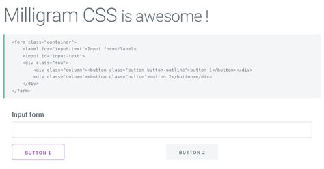 Milligram Css Custom Build With Nodejs 18 On Alpine Linux 317