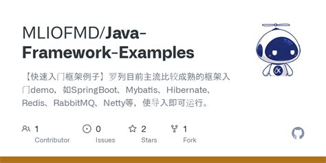 Github Mliofmd Java Framework Examples Demo Springbootmybatis