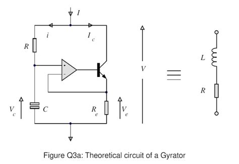 Solved I Explain Why The Gyrator Circuit Must Be Driven By Solved I Explain Why The Gyrator Circuit Must Be Driven By